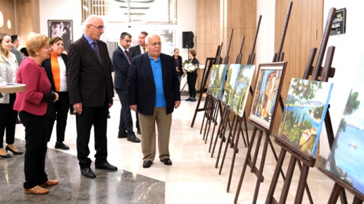 Sanatseverler Çobanoğlu resim sergisinde - Durum